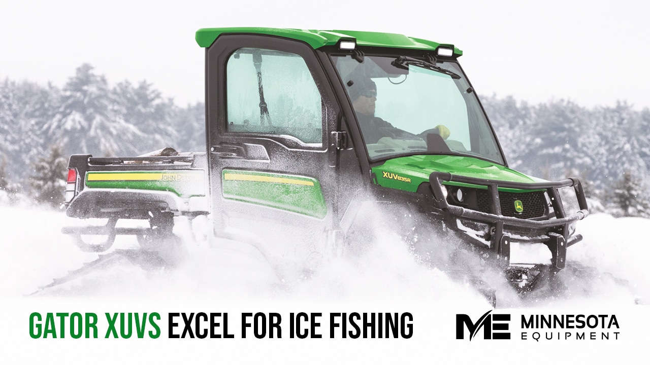 Gator XUVs Excel For Ice Fishing - Minnesota Equipment